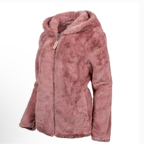 Madden Girl | Jackets & Coats | Madden Girl Pink Faux Fur Satin Lined ...